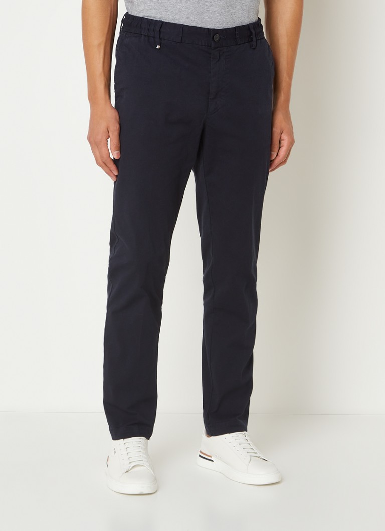 HUGO BOSS Kane straight fit chino met stretch • Blauw • de Bijenkorf