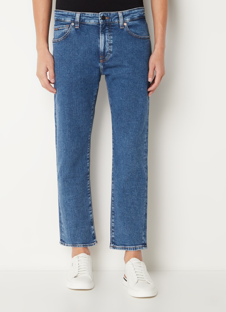 HUGO BOSS Maine regular fit jeans met stretch • Indigo • de Bijenkorf