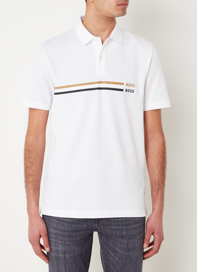 HUGO BOSS Pack 32 regular fit polo van gemerceriseerd katoen met logo ...