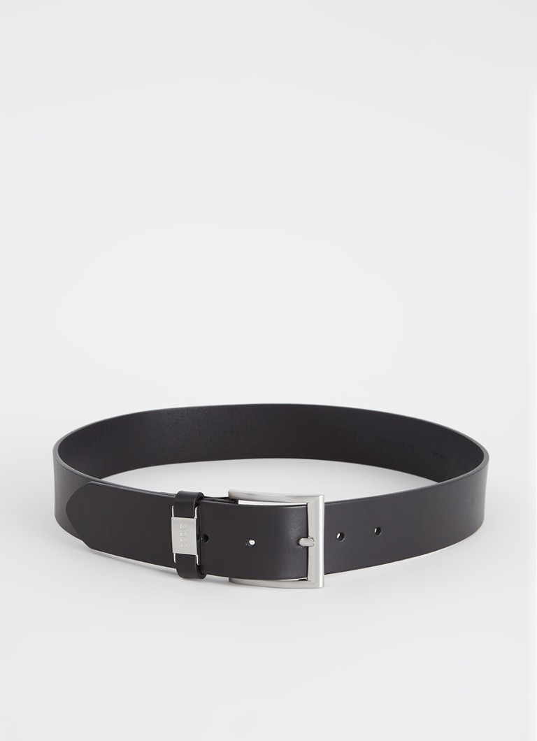 HUGO BOSS Riem van leer • Zwart • de Bijenkorf HUGO BOSS Riem van leer • Zwart • de Bijenkorf