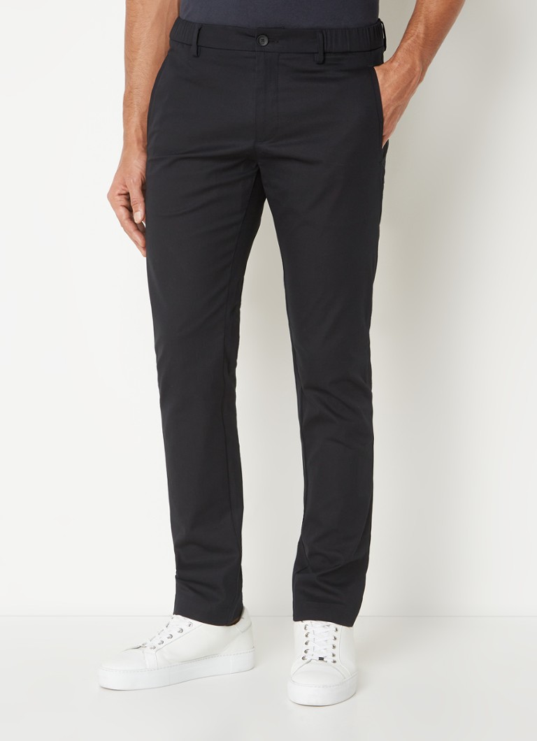 HUGO BOSS Rogan slim fit chino met stretch • Zwart • de Bijenkorf
