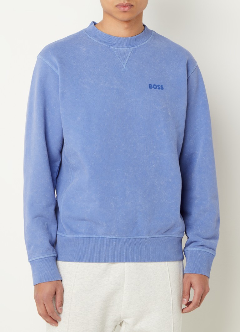 HUGO BOSS Sweater met logo • Lavendel • de Bijenkorf