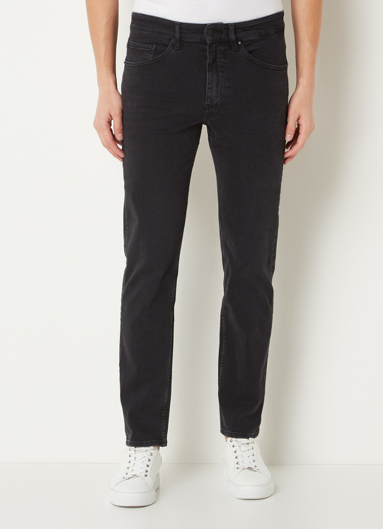 HUGO BOSS Taber slim fit jeans met stretch • Antraciet • de Bijenkorf