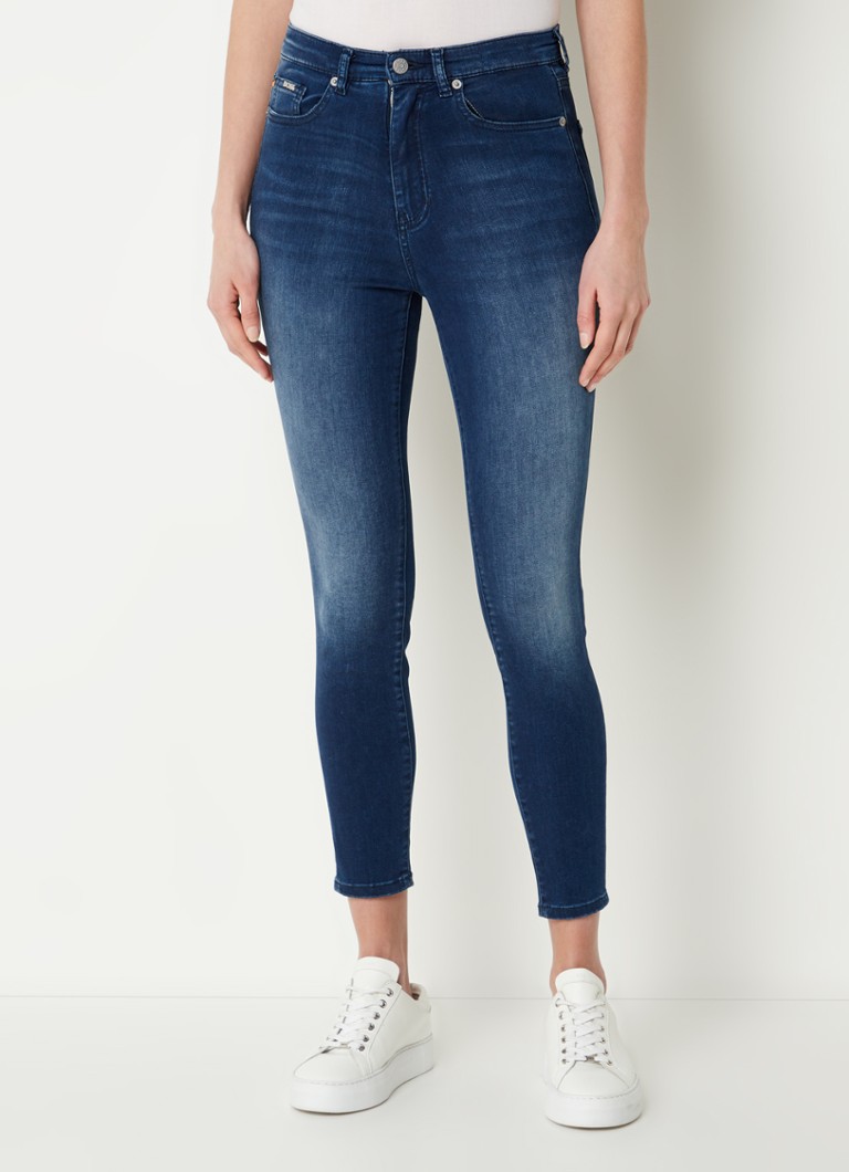HUGO BOSS The Maye high waist skinny jeans met stretch • Indigo • de ...