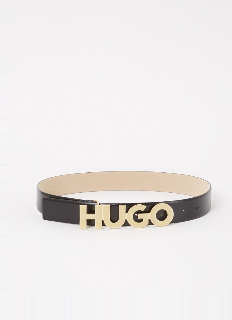HUGO BOSS Zula riem van leer • Zwart • de Bijenkorf HUGO BOSS Zula riem van leer • Zwart • de Bijenkorf