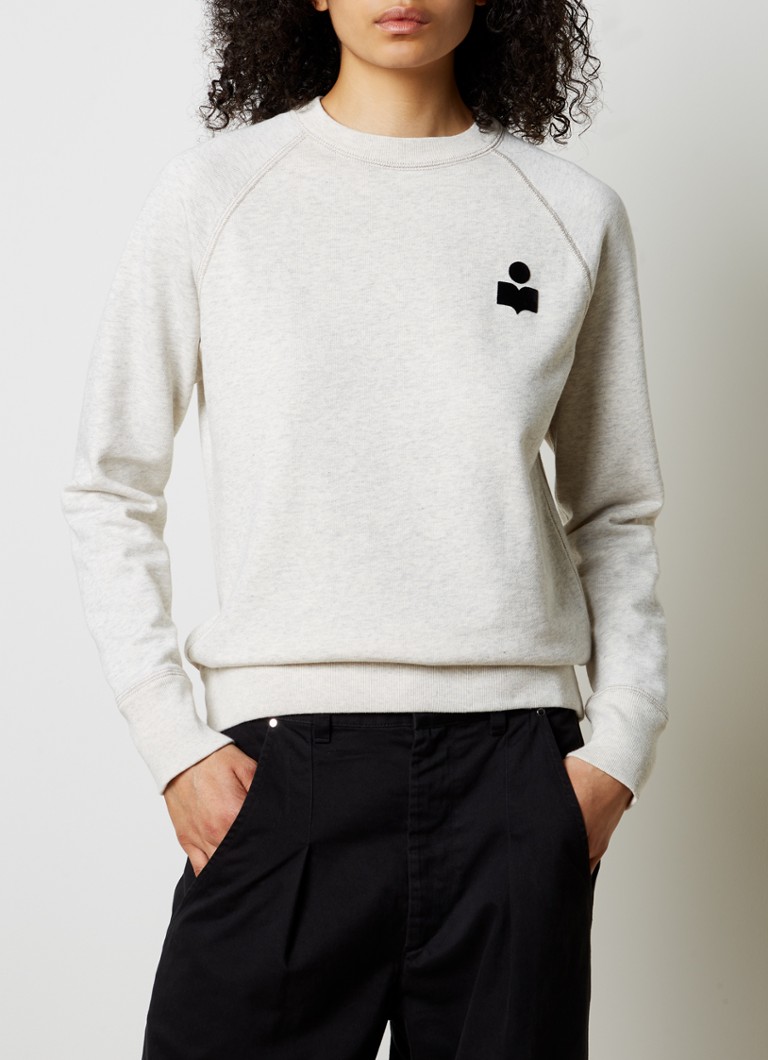Isabel Marant Milla sweater met logo • Gebroken wit • de Bijenkorf