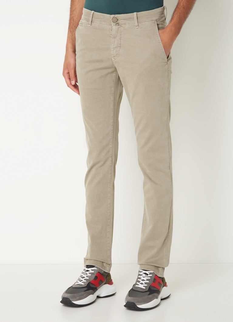 Jacob Cohën Bobby slim fit chino met steekzakken • Grijs • de Bijenkorf