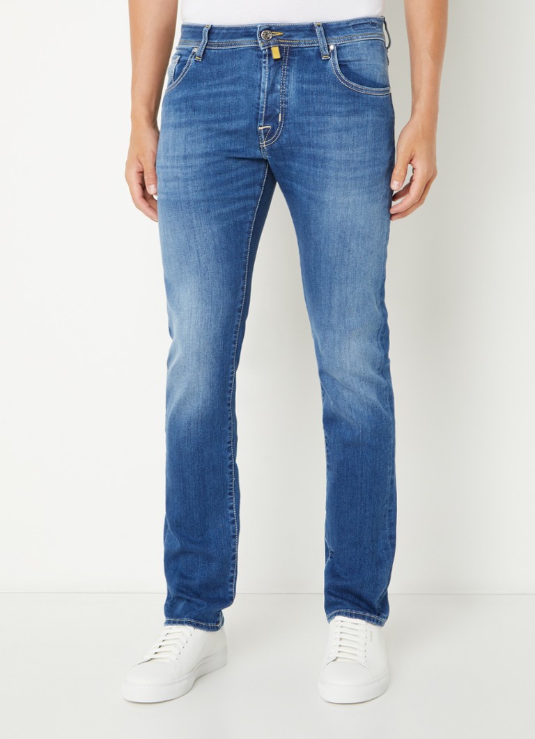 Jacob Cohën Nick slim fit jeans met medium wassing • Indigo • de Bijenkorf