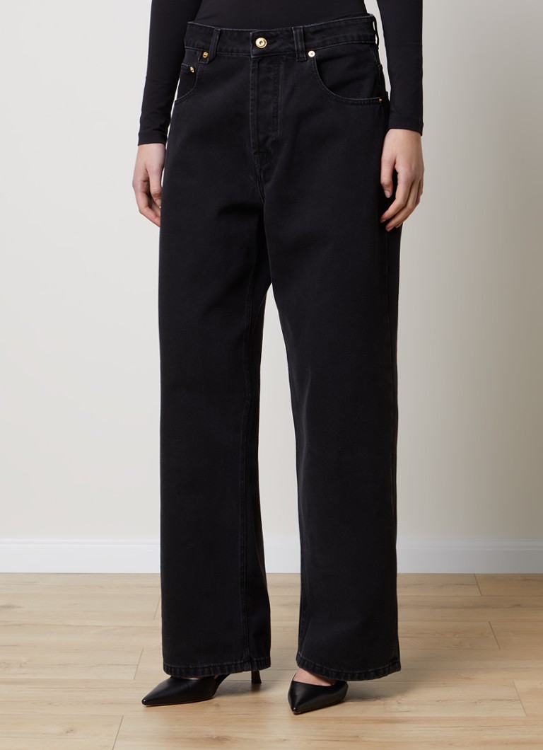 Jacquemus Le de Nîmes high waist loose fit jeans met gekleurde wassing ...