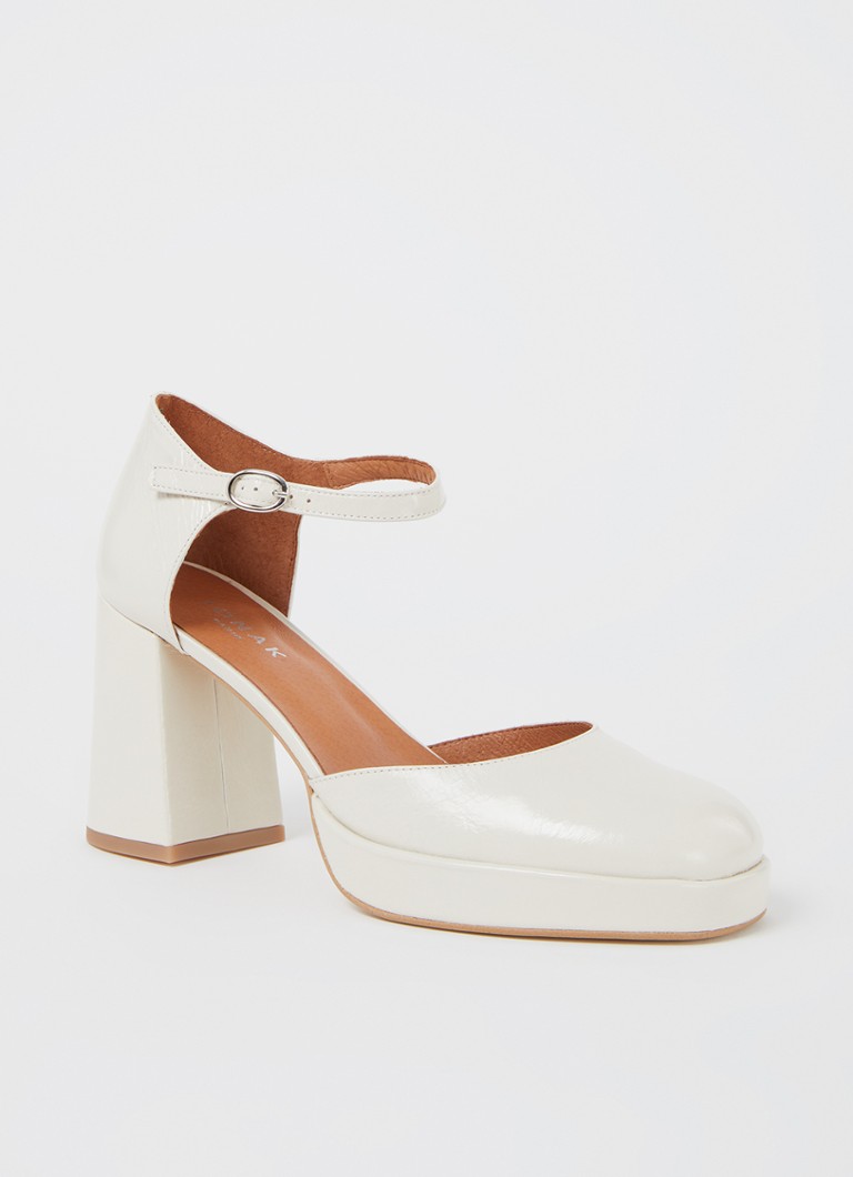 Jonak Vero pump van leer • Ivoor • de Bijenkorf