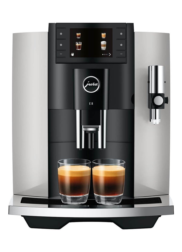 JURA E8 Platina (EC) koffiemachine 15582 • Zilver • de Bijenkorf