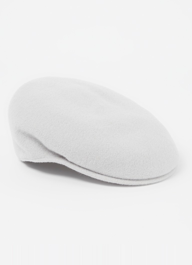 Kangol 504 flatcap in wolblend met logo • Mint • de Bijenkorf