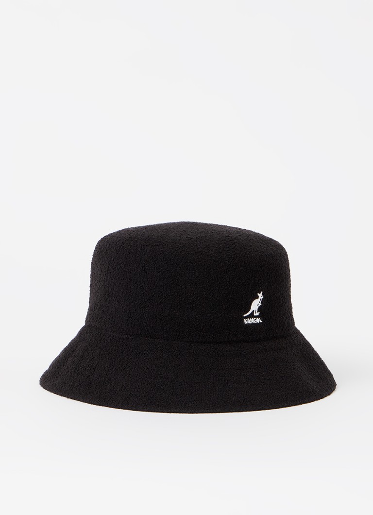 Kangol Bucket hoed met logo • Zwart • de Bijenkorf