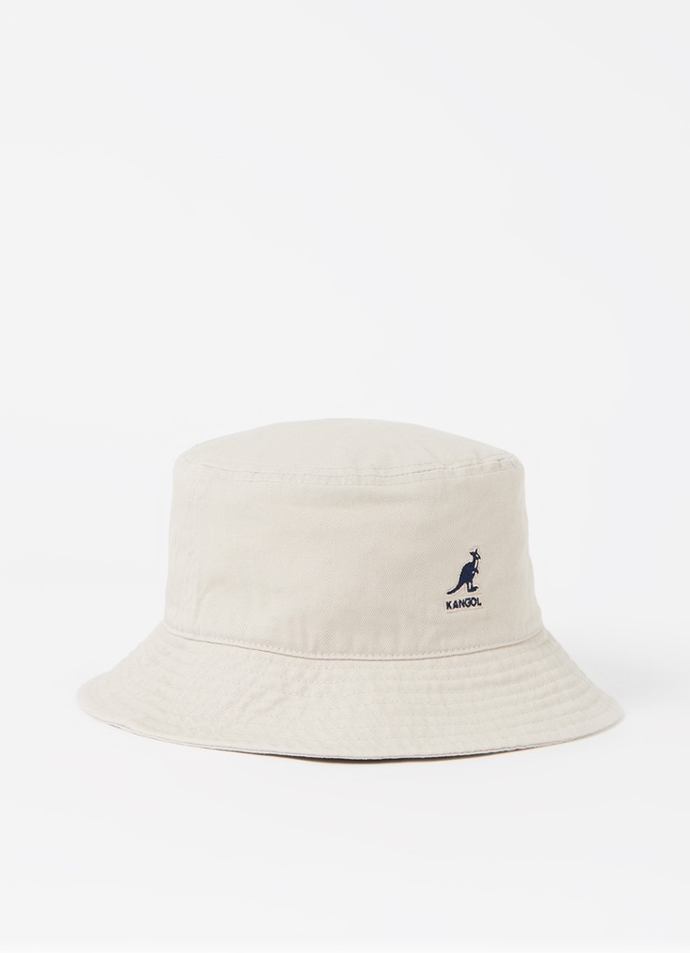 Kangol Bucket hoed met logo • Gebroken wit • de Bijenkorf