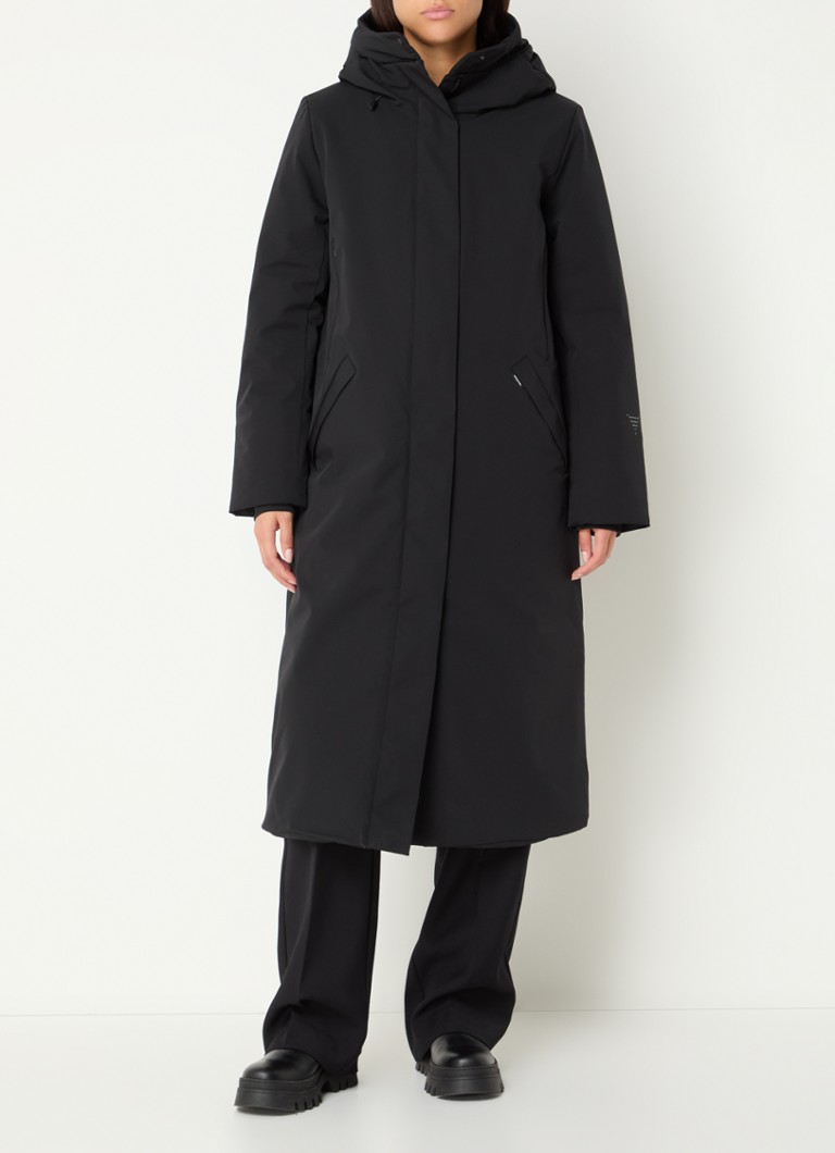 Krakatau Mishima gewatteerde parka met capuchon • Zwart • de Bijenkorf
