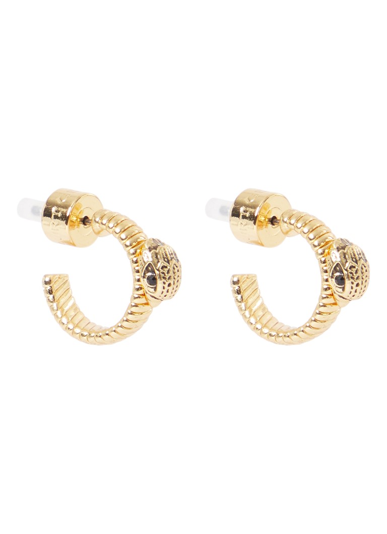 Kurt Geiger Snake Chain oorringen met zirkonia • Goud • de Bijenkorf