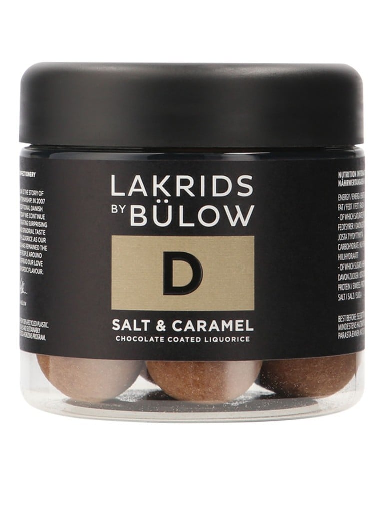 Lakrids by Bülow D - Salt & Caramel drop met chocolade 125 gram • de ...