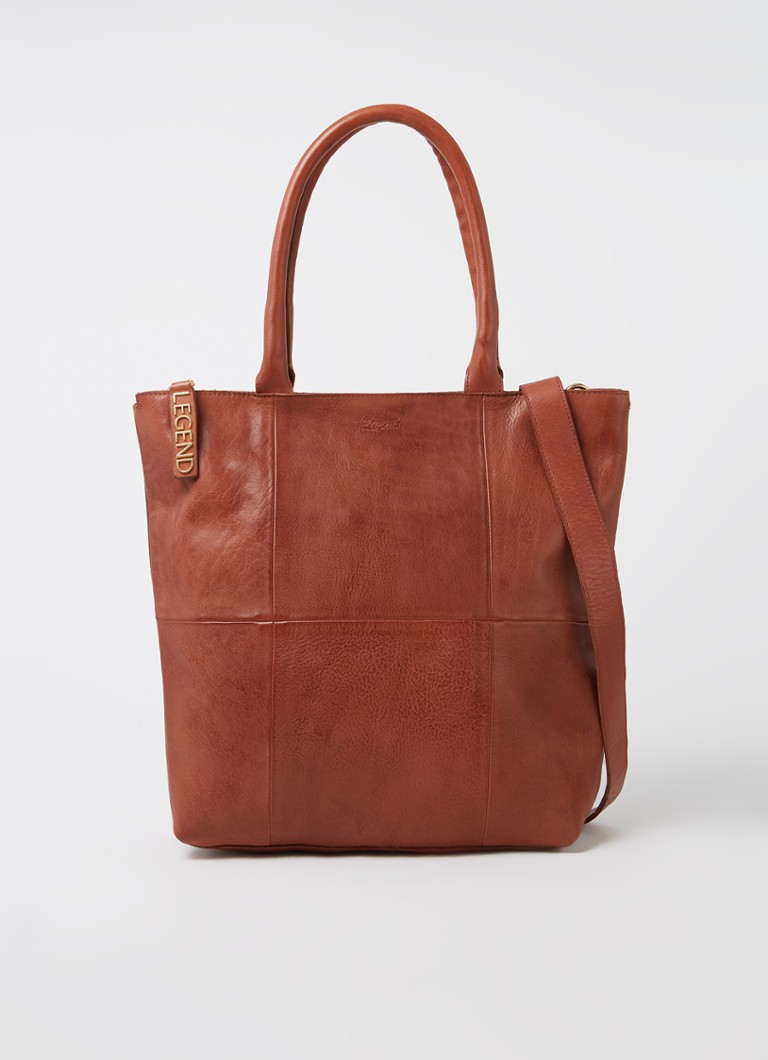 Legend Faith handtas van leer • Cognac • de Bijenkorf