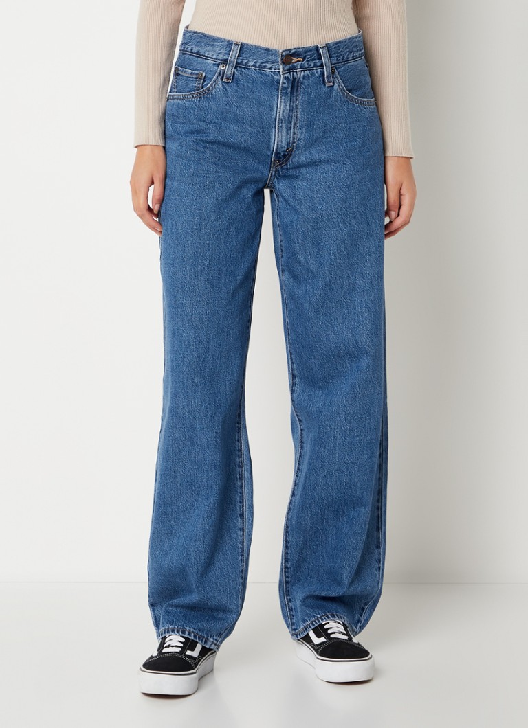 Levi's Baggy Dad high waist loose fit jeans in lyocellblend • Indigo ...