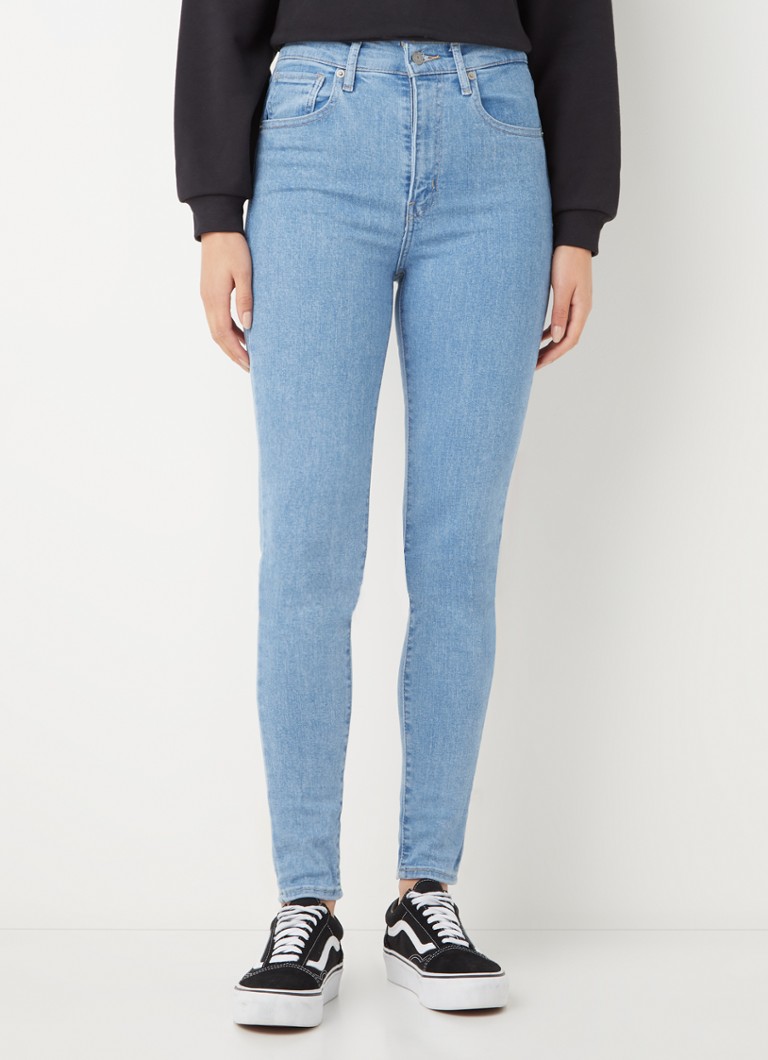 Levi's High waist skinny jeans met stretch • Indigo • de Bijenkorf