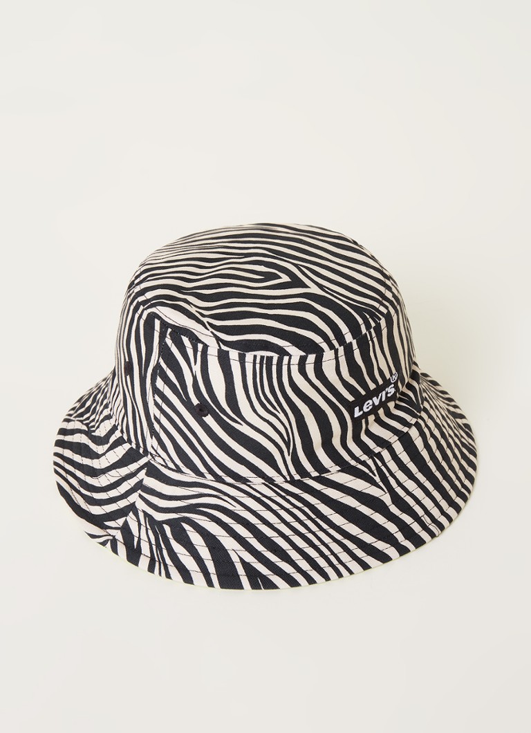 Levi's Reversible bucket hoed met zebraprint • Multicolor • de Bijenkorf