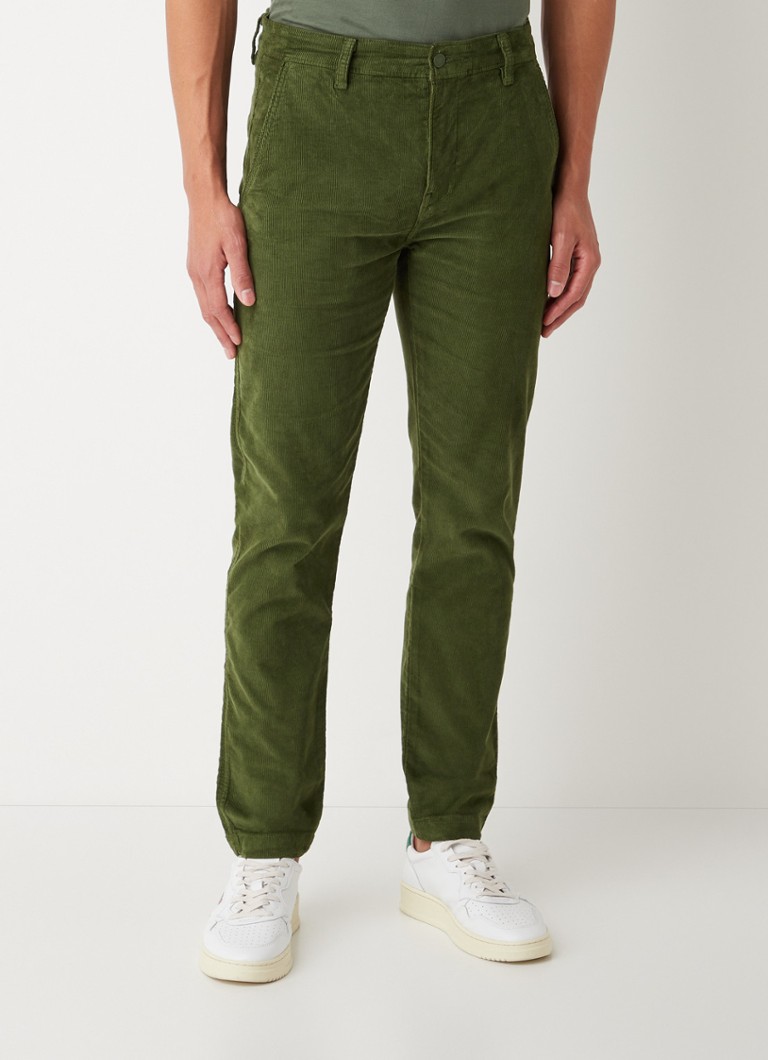 Levi's XX slim taper fit chino van corduroy • Groen • de Bijenkorf Levi's XX slim taper fit chino van corduroy • Groen • de Bijenkorf