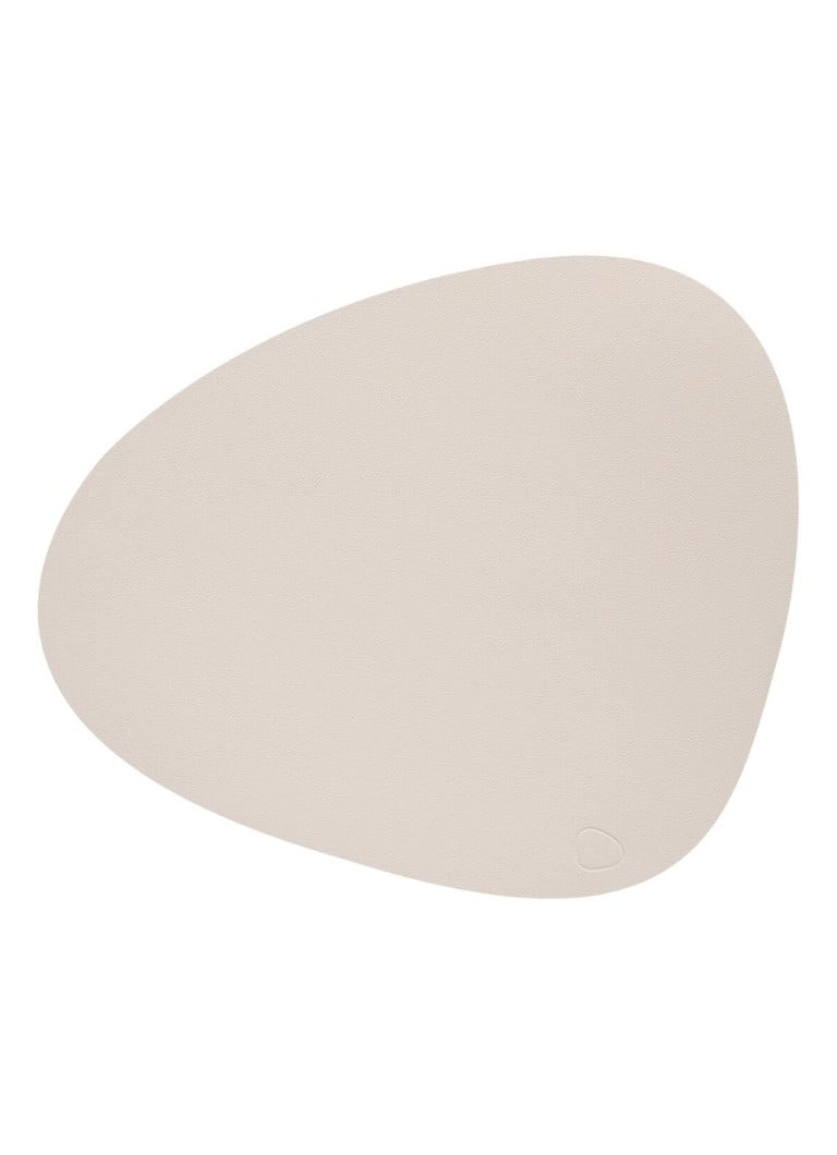 LIND DNA Table Mat Curve placemat van gerecycled leer 37 x 44 cm ...