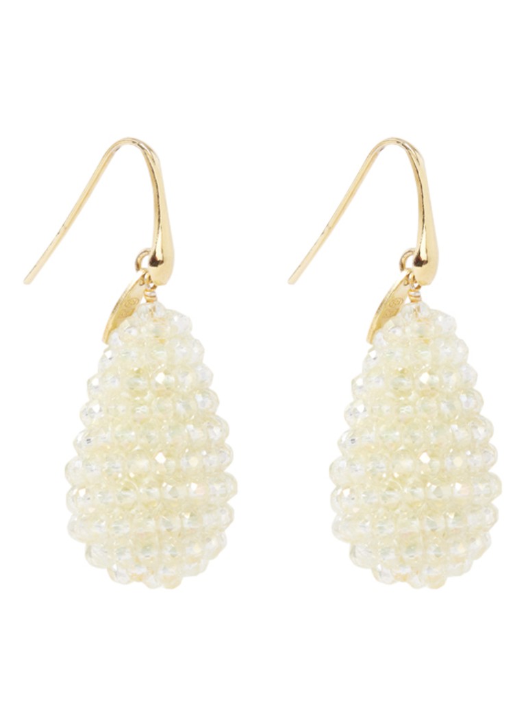 LOTT. gioielli Amy Cone oorhangers verguld • Lichtgeel • de Bijenkorf