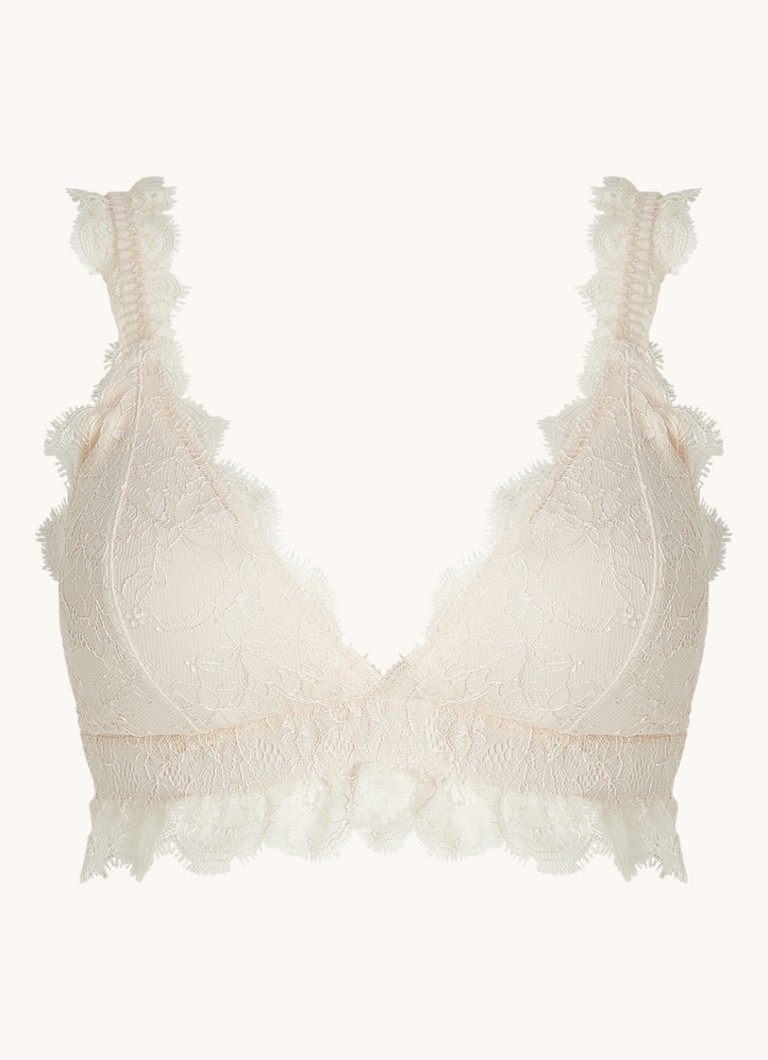Love Stories Gwen bralette van kant met uitneembare vulling • Gebroken wit • de Bijenkorf