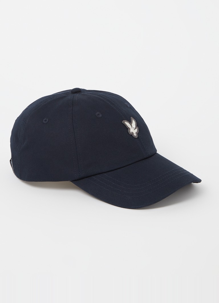 Lyle & Scott Utility pet met logoborduring • Donkerblauw • de Bijenkorf
