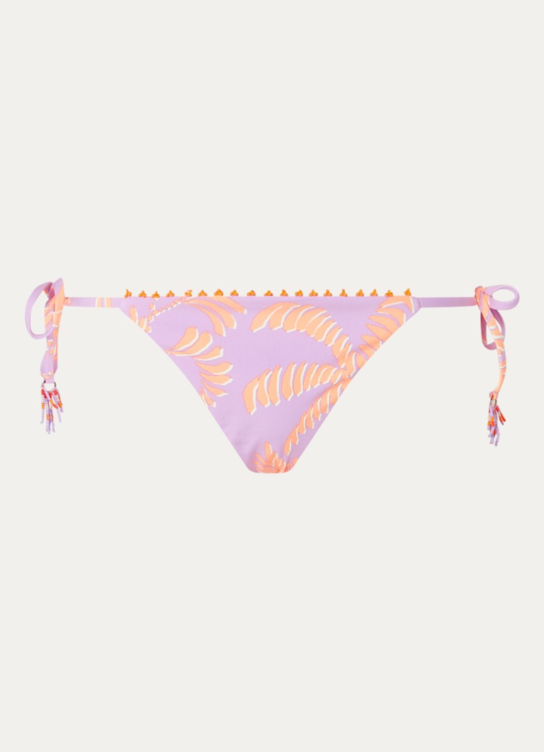 Maaji Sunning Reversible Tanga Bikinislip Met Kralendecoratie • Lila