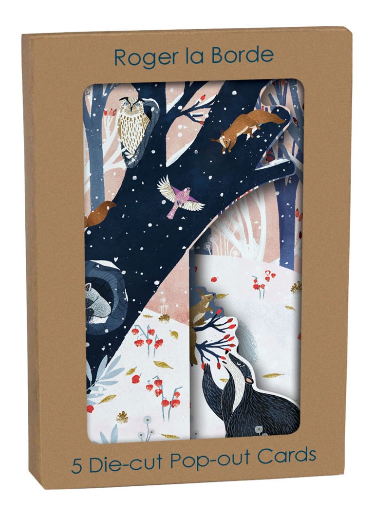 MAP Publishing Roger la Borde, Hollow Tree Hideaway wenskaart met 5 drieslag - set van 5 ...