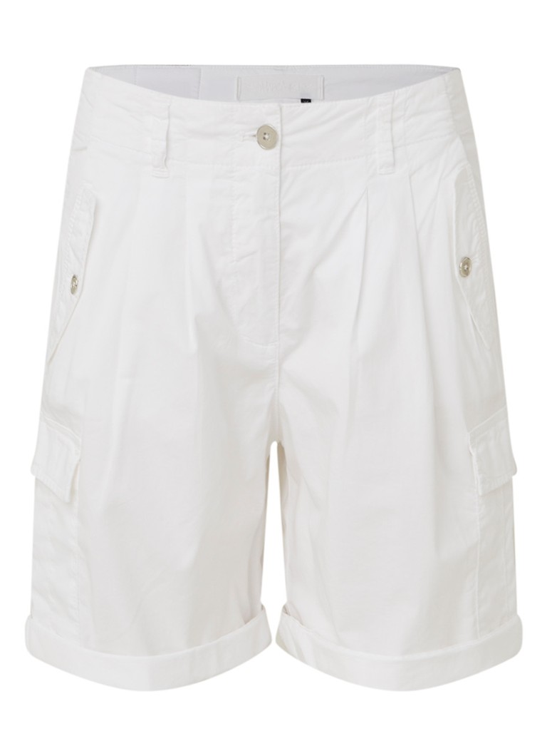Marc Aurel Utility high waist straight fit korte broek • Wit • de Bijenkorf