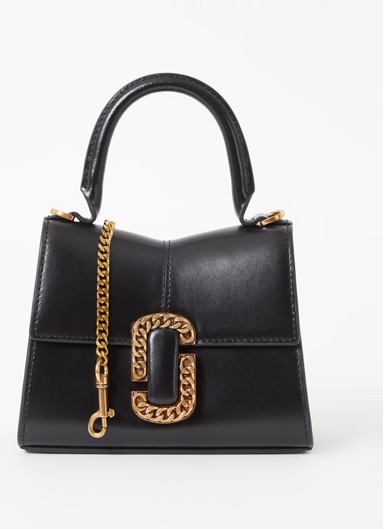 Marc Jacobs St. Marc Mini handtas van leer • Zwart • de Bijenkorf