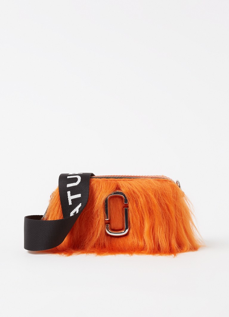 Marc Jacobs The Creature Snapshot crossbodytas van imitatiebont ...