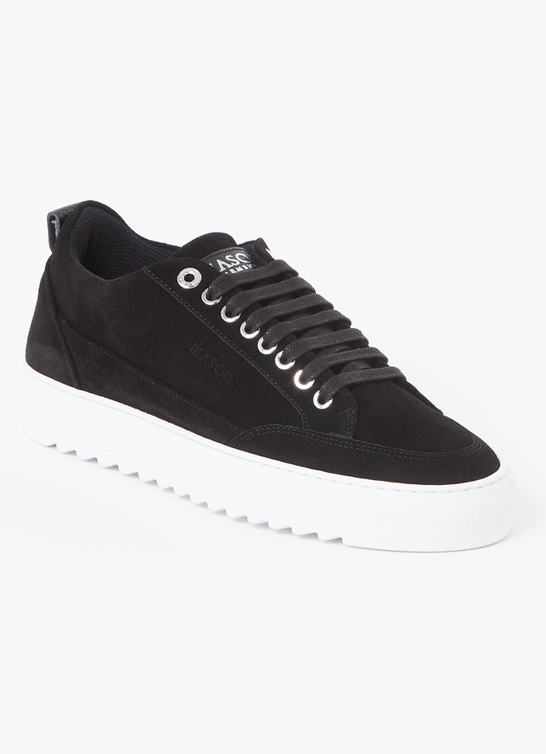 Mason Garments Tia sneaker van suède • Zwart • de Bijenkorf