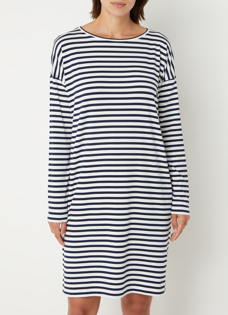 Mey Liah nachthemd met streepprint • Blauw • de Bijenkorf