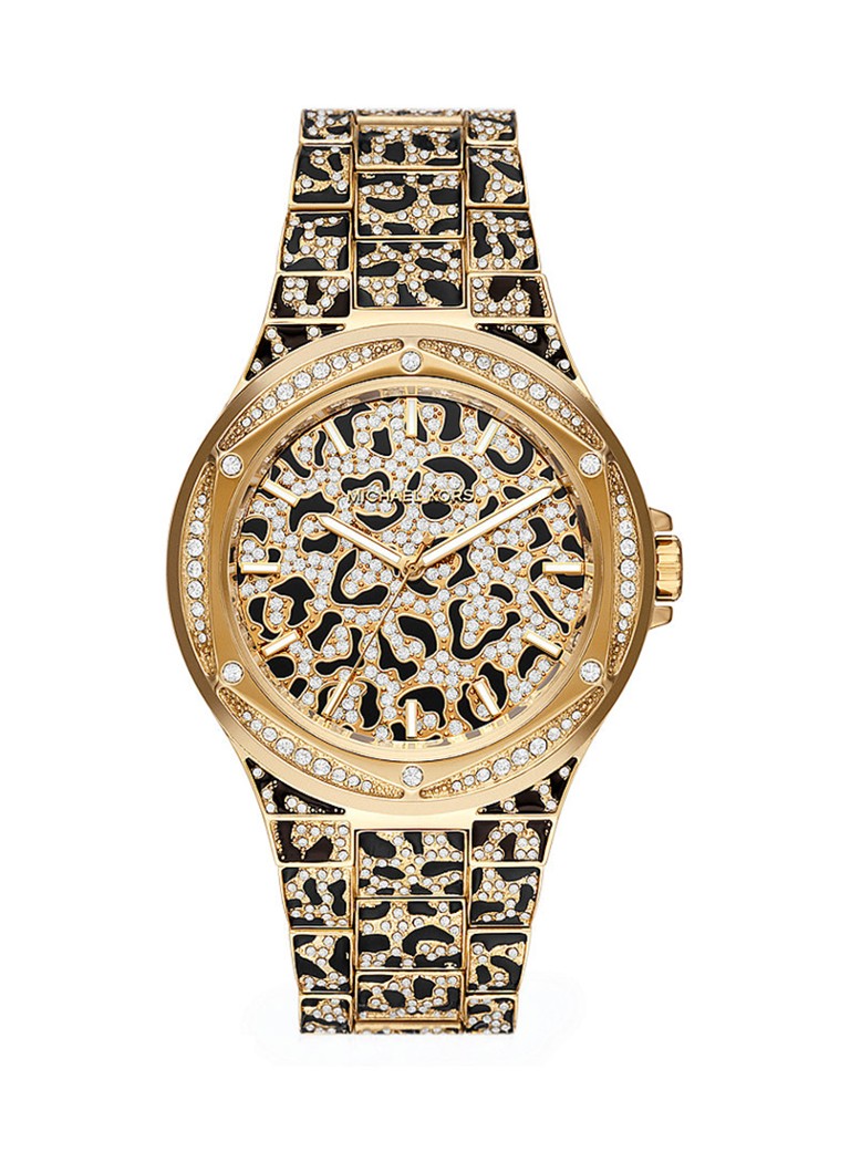 Michael Kors Lennox horloge MK7284 • Goud • de Bijenkorf