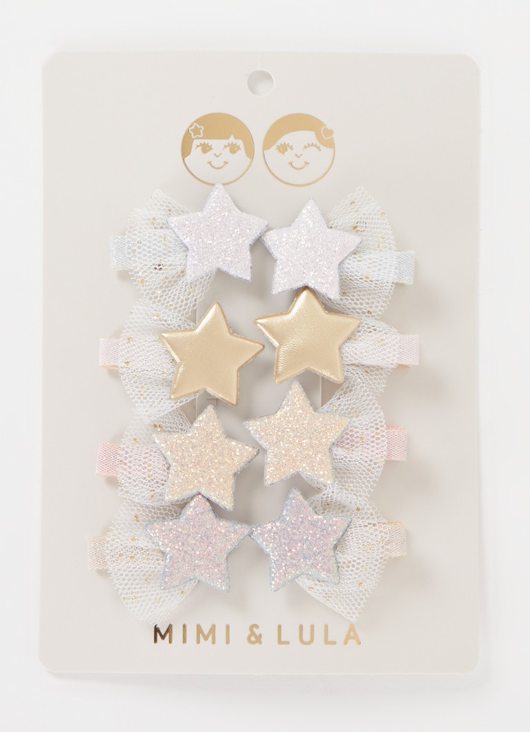 Mimi & Lula Ballet Mini haarclip in set van 8 • Goud • de Bijenkorf