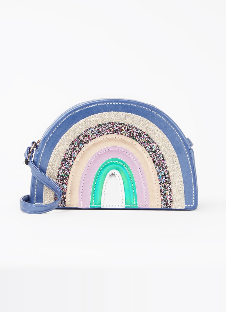 Mimi & Lula Ziggy Rainbow crossbodytas met glitter • Blauw • de Bijenkorf