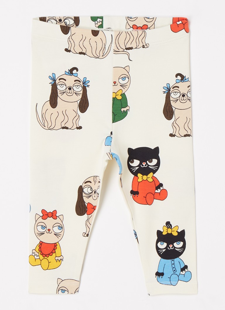 Mini Rodini Legging met print • Gebroken wit • de Bijenkorf