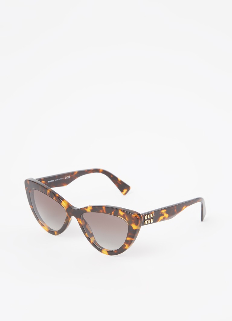 Miu Miu Zonnebril MU 04YS • Bruin • de Bijenkorf