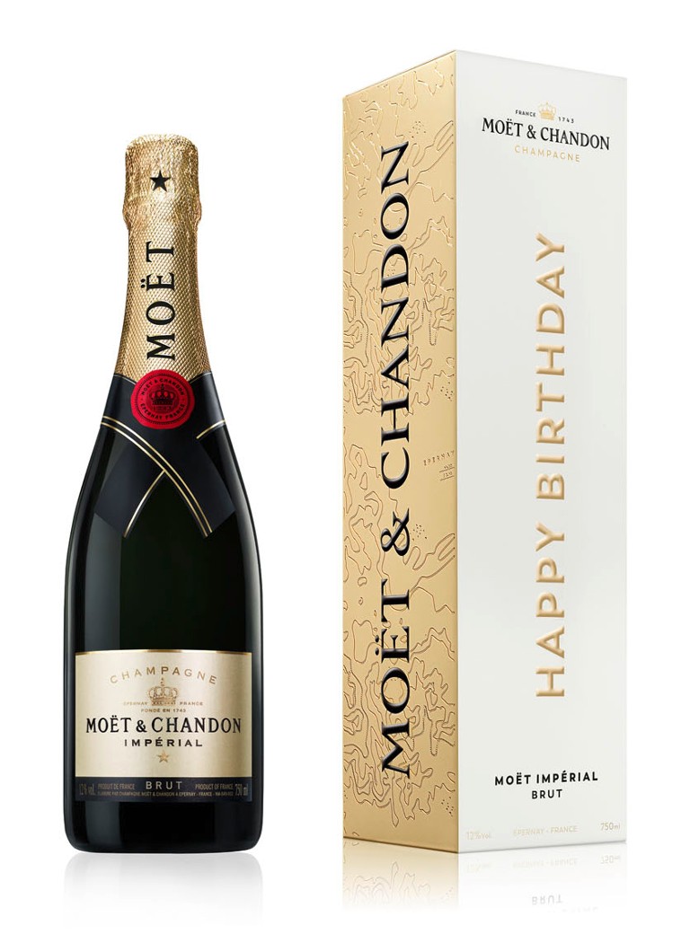 Moët & Chandon Champagne Brut Impérial "Happy Birthday" Limited Edition ...