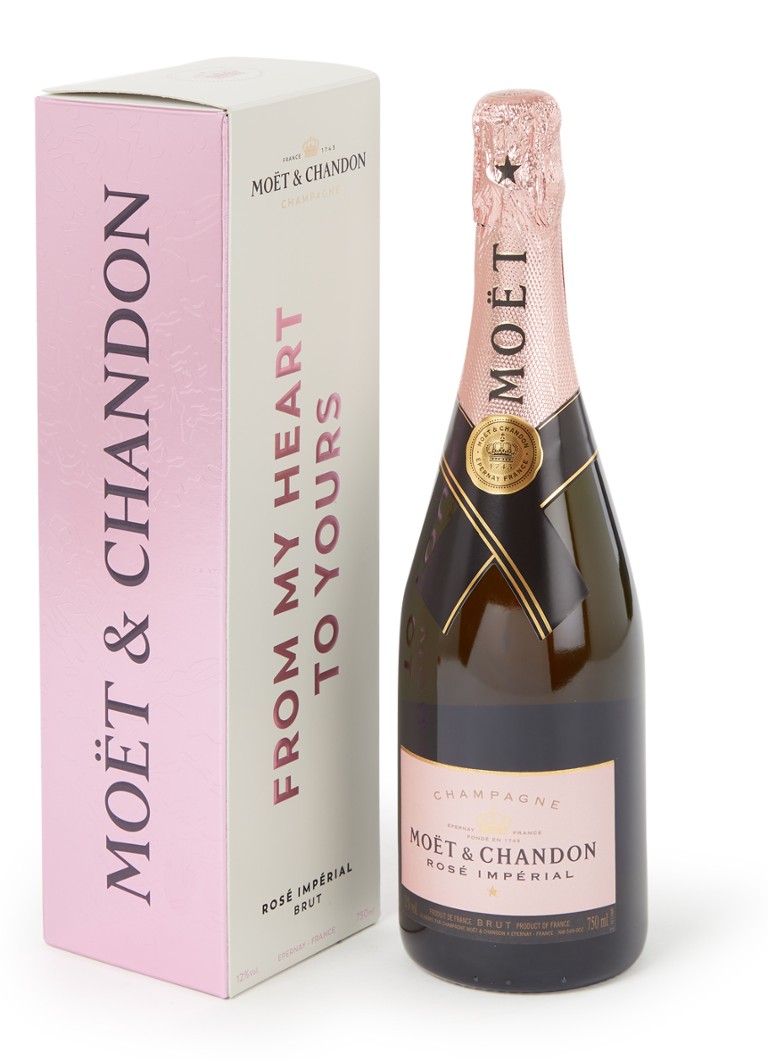 Moët & Chandon Champagne Brut Rosé Impérial in geschenkverpakking 750 ml • Oudroze • de Bijenkorf