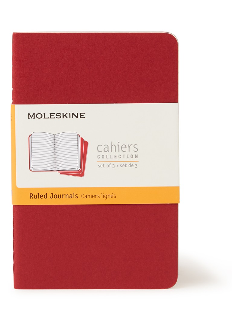 Moleskine Notebook Red Pocket • Cranberryrood • de Bijenkorf