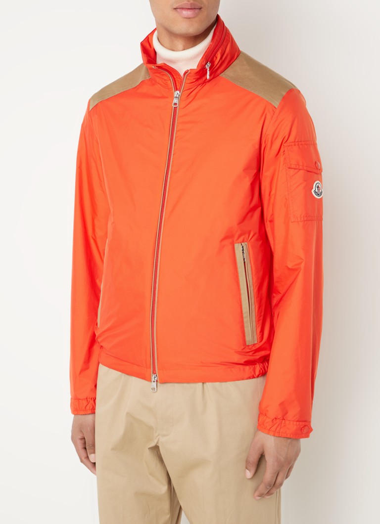 Moncler Jumeaux waterafstotend jack met ritszakken en opbergbare ...