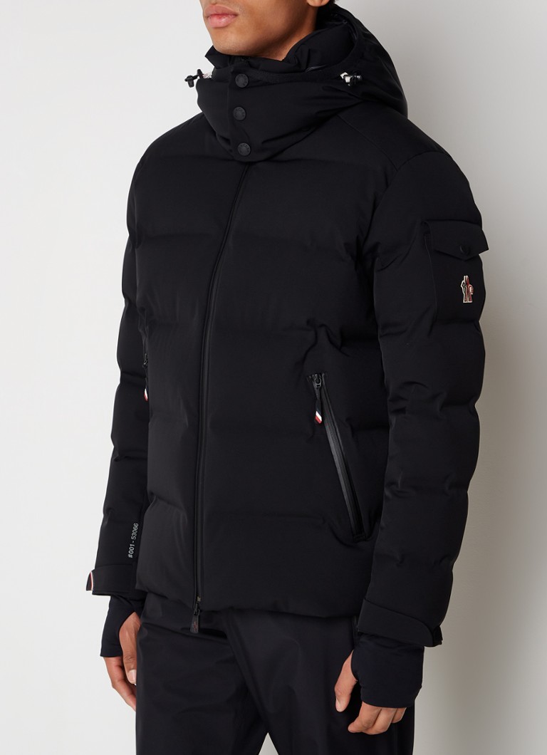 Moncler Mongetech ski-jas met donsvulling en afneembare capuchon ...