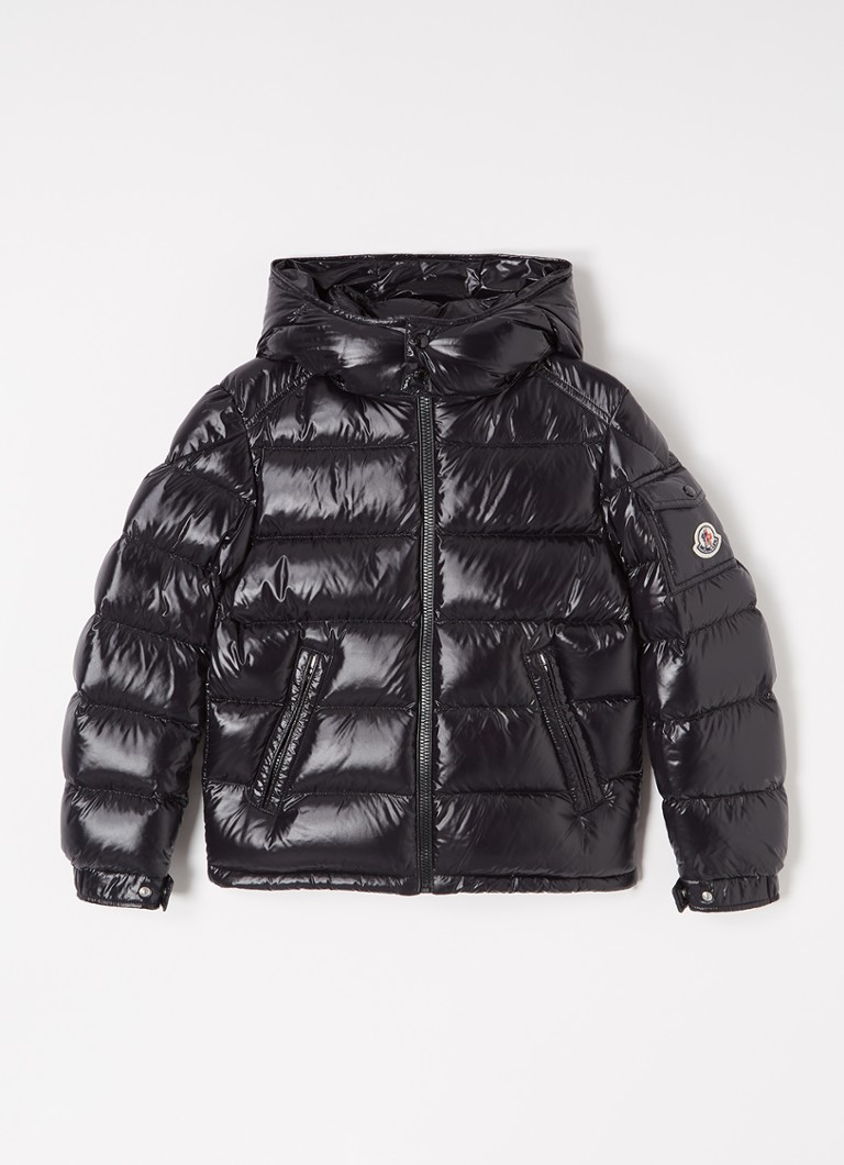 Moncler New Maya puffer jas met donsvulling en afneembaar capuchon ...