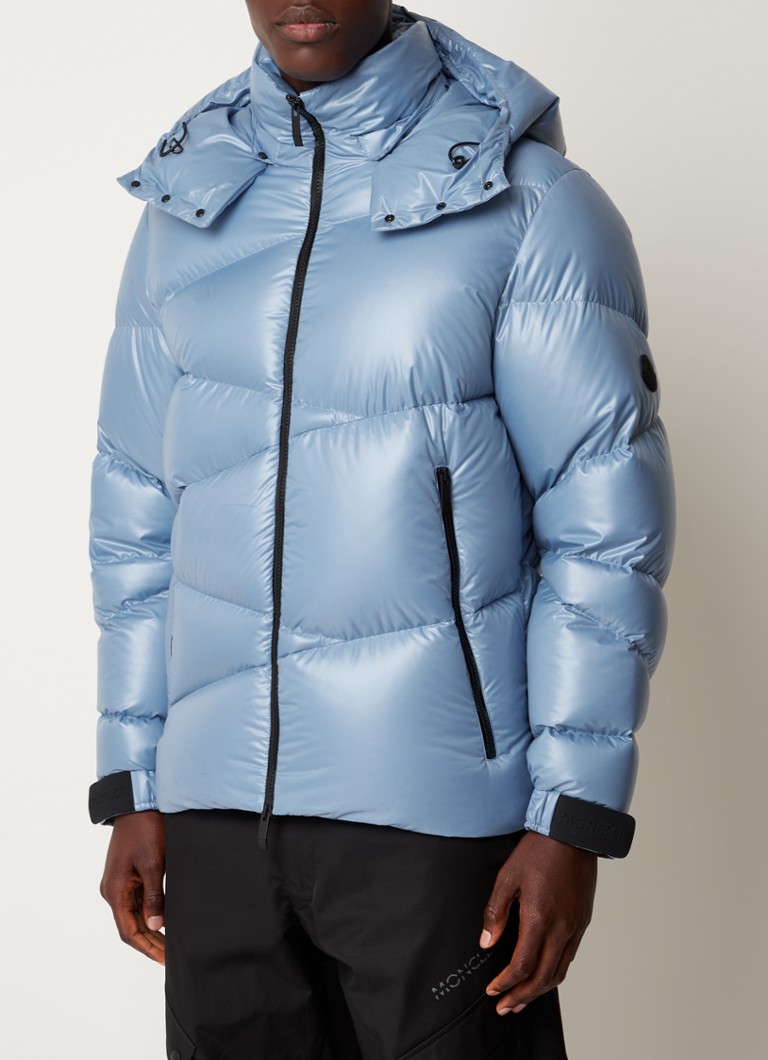 Moncler Yonne puffer jack met donsvulling en afneembare capuchon ...