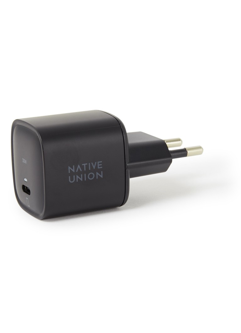 Native Union Usb C Fast GaN Charger PD 30W • Zwart • de Bijenkorf